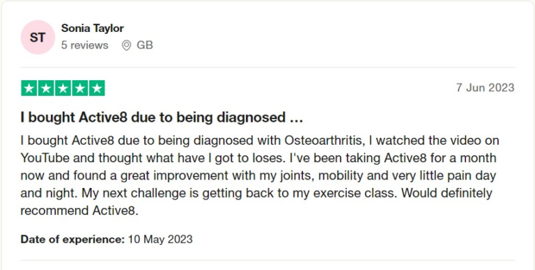 Activ8 Joint Complete: See Real Reviews – Physical Nutrition Blog