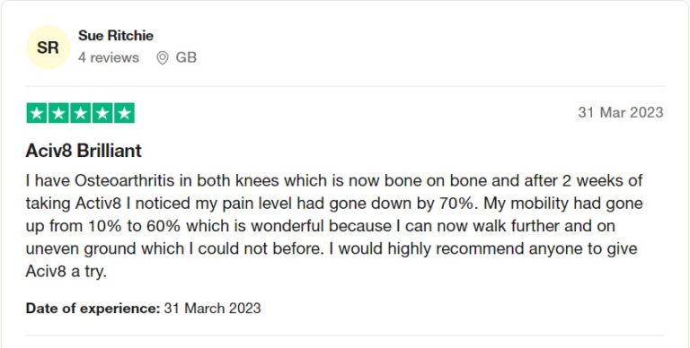 Activ8 Joint Complete: See Real Reviews – Physical Nutrition Blog